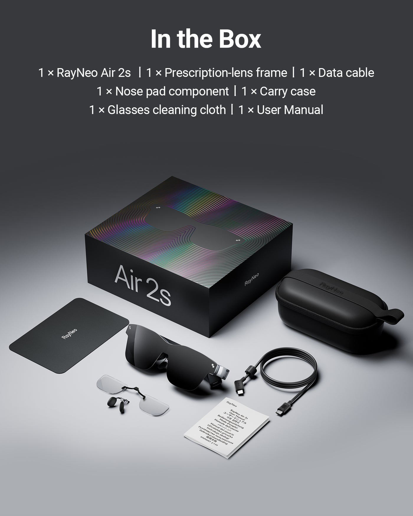 RayNeo Air 2s AR Glasses